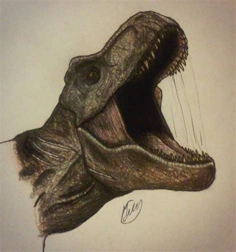 Next Drawning In Progress Tyrannosaurus Rexy Jurassicword