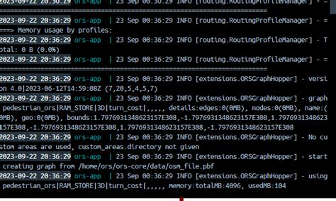docker health stuck on not ready openrouteservice openrouteservice