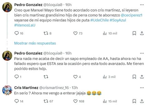 La Inesperada Reacción De Cris Martínez Tras Sonar Como Nuevo Fichaje De La Universidad De Chile
