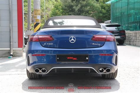 벤츠 C238 22년신형 E450 카브리올레 가변배기 퍼포먼스 배기음 E53amg 디퓨저 머플러팁 튜닝 네이버 블로그