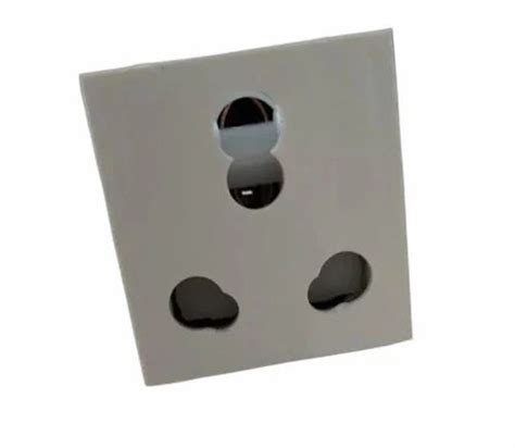 16 A Abs 3 Pin Modular Socket At ₹ 35piece In Kolhapur Id 26851619112