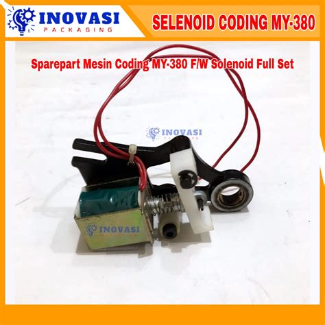 jual sparepart mesin coding expired date solenoid full set date coding