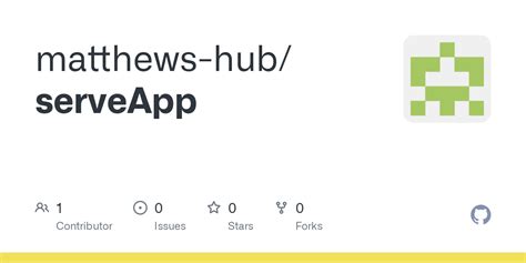 GitHub Matthews Hub ServeApp