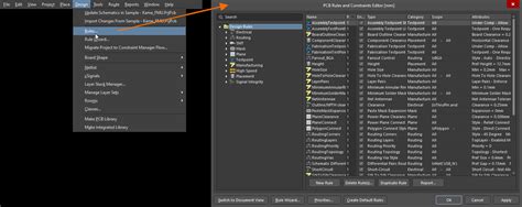 PCB Design Rule Types Altium Designer 25 Technical Documentation