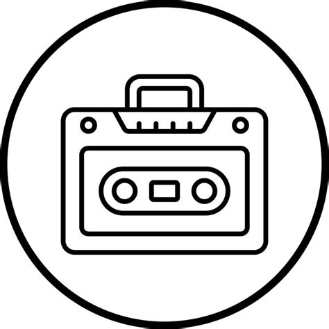 Cassette Player Vector Icon Style 22114426 Vector Art At Vecteezy