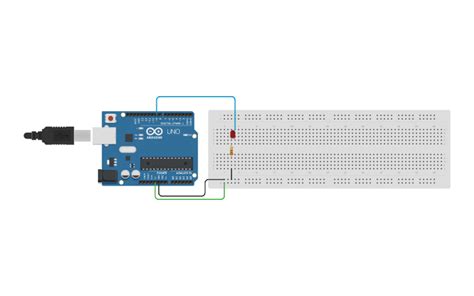 circuit design clase 1 ejercicio 1 1 led tinkercad