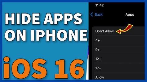 Ios 16 How To Hide Apps On Iphone Depending On Age Rating Ikream