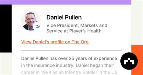 Daniel Pullen Vice President Markets And Service At Players Health The Org