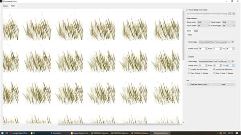 github sadegh taghavi gframesheetandglyphmaker it s make texture