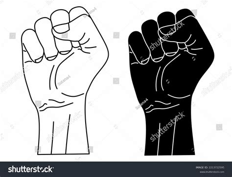 White Pride Fist