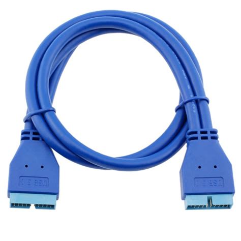 Usb 3 2 Gen 1 Internal 20 Pin Header Male To Male Extension Cable 50cm Moddiy