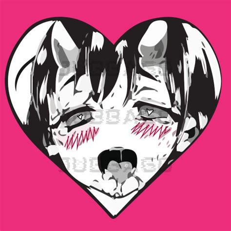 Hentai Heart Face Svg Png Hentai Designs Hentai Graphics Etsy