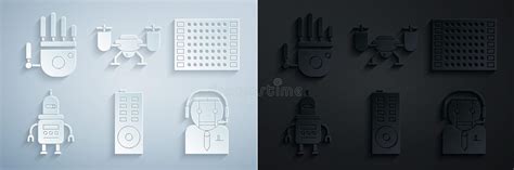 Set Remote Control Printed Circuit Board Pcb Robot Worker Robot