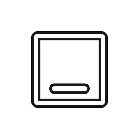 premium vector window minimize icon
