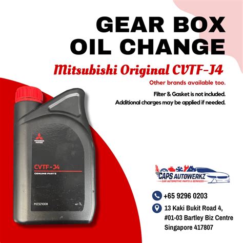 Mitsubishi Original CVTF-J4 | Gear Box Oil Change | Shopee Singapore