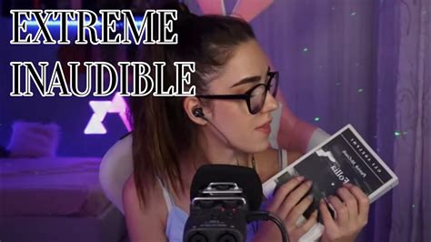 ASMR| Ti leggo in INAUDIBLE per farti addormentare - YouTube