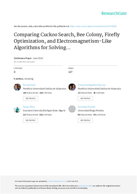 Pdf Computational Science And Its Applications Iccsa 2010 International Conference Fukuoka