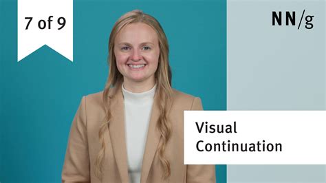 Continuation Gestalt Principle For User Interface Design Video Nng