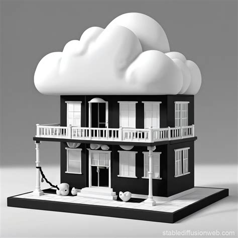 Minimalistic Cloud Computing Structure Stable Diffusion Online