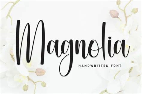 Magnolia Script Fontfont Generator Fontgenerator Font Font Fonts