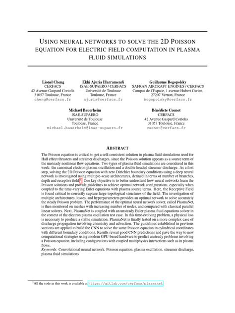 2d poisson equation with neural network pdf partial differential
