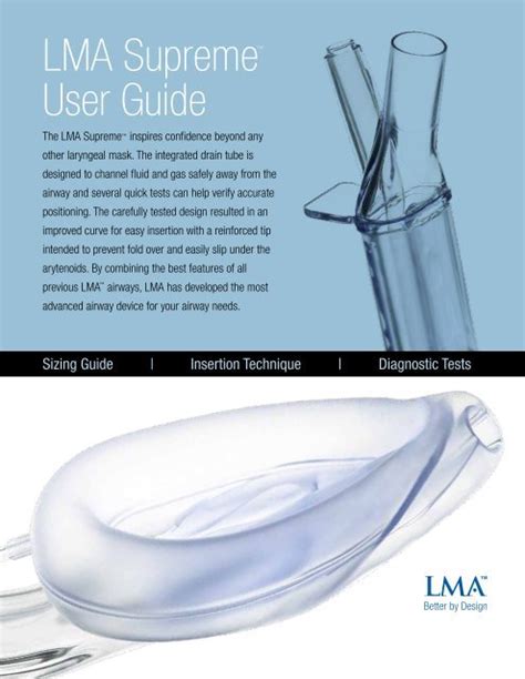 Lma Supremeâ ¢ User Guide Lma North America