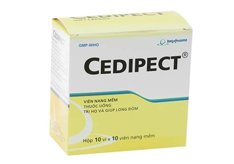 Lưu ý Hướng Dẫn Sử Dụng Thuốc Cedipect