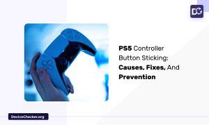 PS Controller Button Sticking Causes Fixes And Prevention