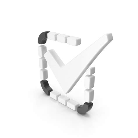 White Tick Mark With Dotted Box Png Images And Psds For Download