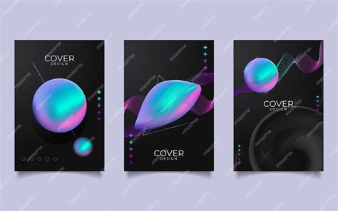 브로셔 전단지 레이아웃 소책자 표지 디자인 책 디자인 브로셔 표지에 대한 A4 표지 모형 템플릿의 벡터 레이아웃입니다 여러 가지 빛깔의 3d 구체 거품 공이