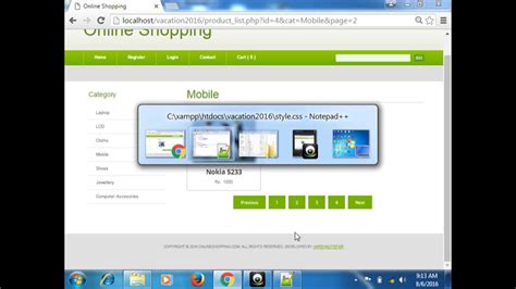 PHP TUTORIAL WEB SITE FROM START TO FINISH Paging Design Video No YouTube