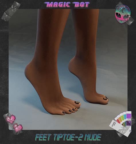 SIMS4 CC FEET NUDE TIPTOE 2 FEET SOCKS
