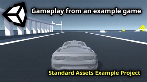 A Gameplay From An Example Game From Unity Standard Assets Example