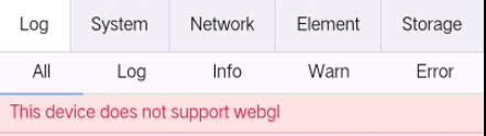 This Device Does Not Support Webgl Creator X Cocos