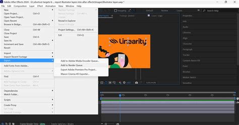 How To Import Illustrator Layers Into After Effects