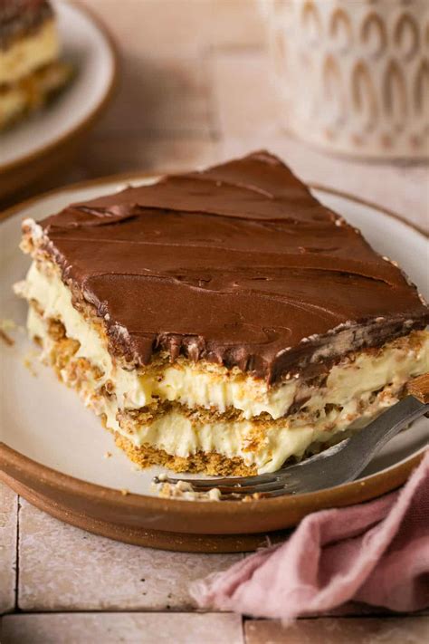 Lightened Up Chocolate Eclair Cake Only 5 Ingredients Lauren Fit