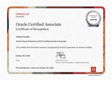 Oracle Cloud Infraestructure Certified Architect Associate Pdf