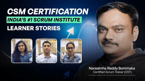 Staragile On Linkedin Csm Certification Training By Staragile