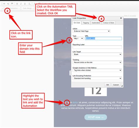 How To Trigger A Workflow From A Button Or Link In Your Email Bulkmail Knowledgebase And Faq