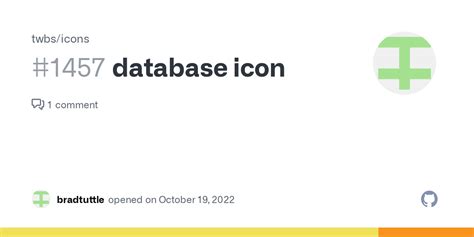 Database Icon · Issue 1457 · Twbsicons · Github