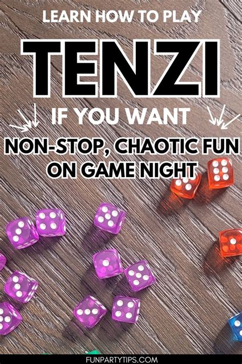 How To Play Tenzi Dice An Easy Guide For Game Night Fun Fun Games