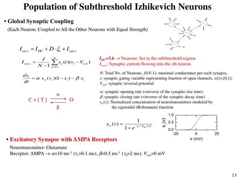 Ppt Noise Induced Bursting Synchronization In A Population Of Coupled Neurons Powerpoint