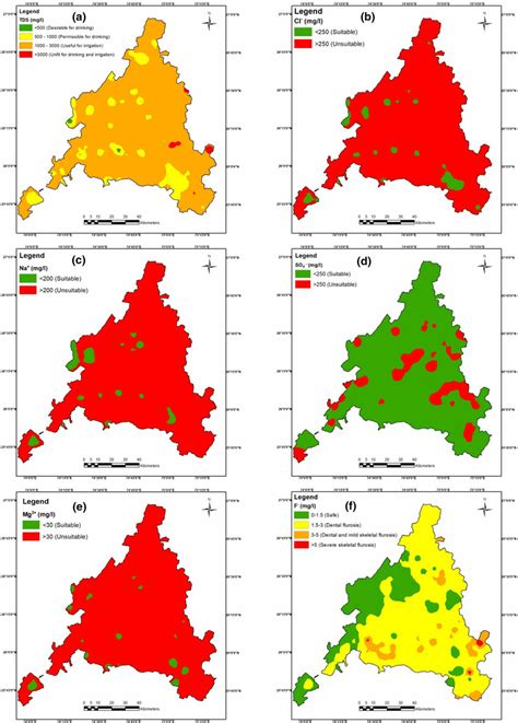 Spatial Distribution Pattern Of The Important Chemical Parameters That