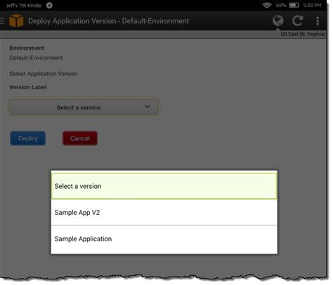 Aws Console Mobile App Update Support For Elastic Beanstalk Aws