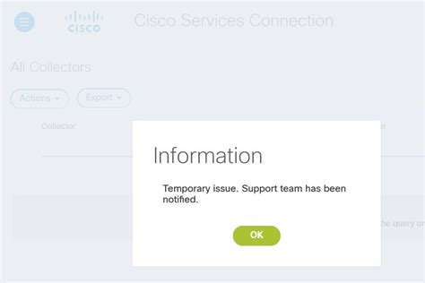 Collector Certificate And Sntc Portal Data Are Not Being Generated Cisco Community