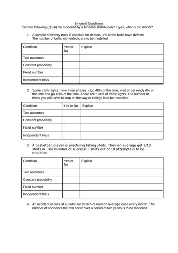 Edexcel A Level Statistics 5 Binomial Distribution With Hypothesis