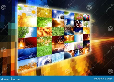 Wide media screen stock photo. Image of media, multimedia - 17124570