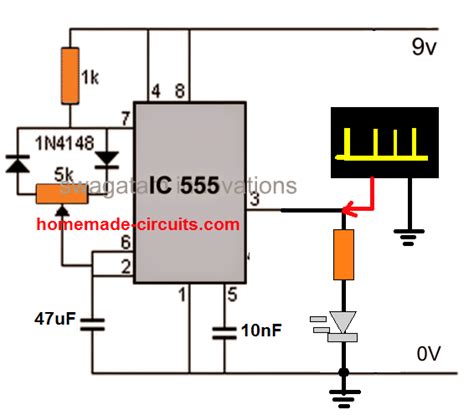 Best Ic 555 Circuits And Projects Homemade Circuit Projects