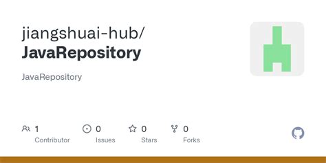 Github Jiangshuai Hub Javarepository Javarepository
