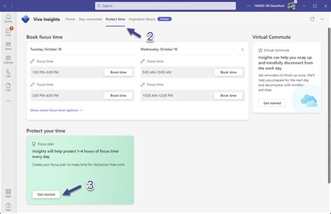 Create A Focus Plan Using Microsoft Teams And Viva Insights HANDS ON Teams